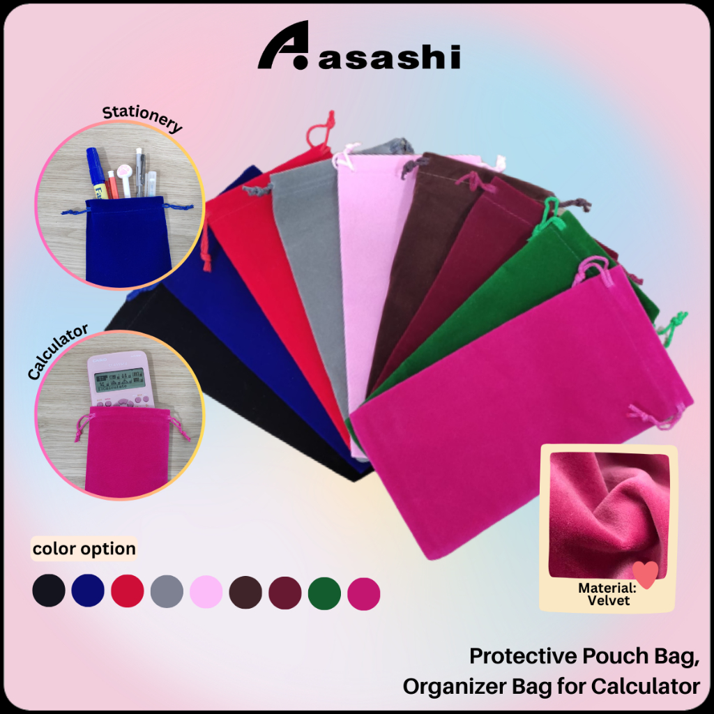 Protective Velvet Pouch Bag ,Organizer Bag / Calculator pouch / Mobile ...