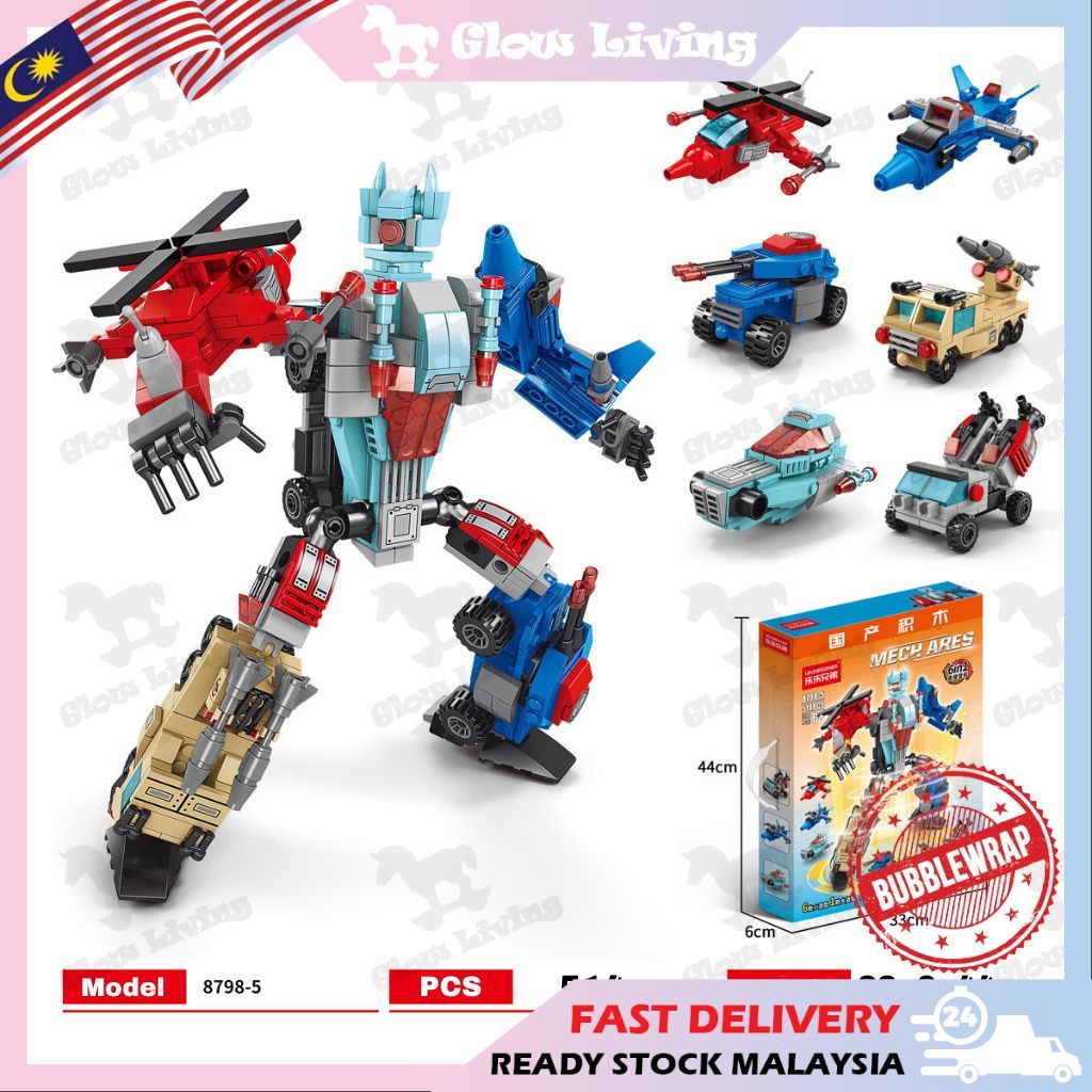 Transportation Transformer Building Blocks Mech Assembly Educational ...