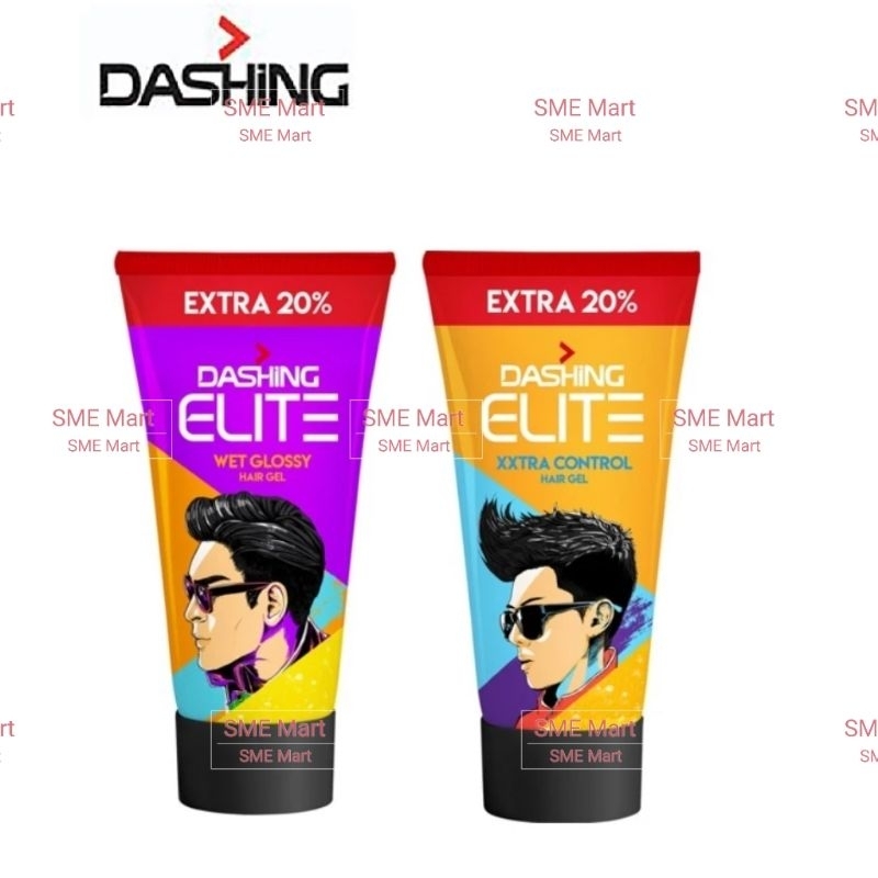 Dashing Elite Hair Gel 120gm (100gm Extra 20%) | Shopee Malaysia