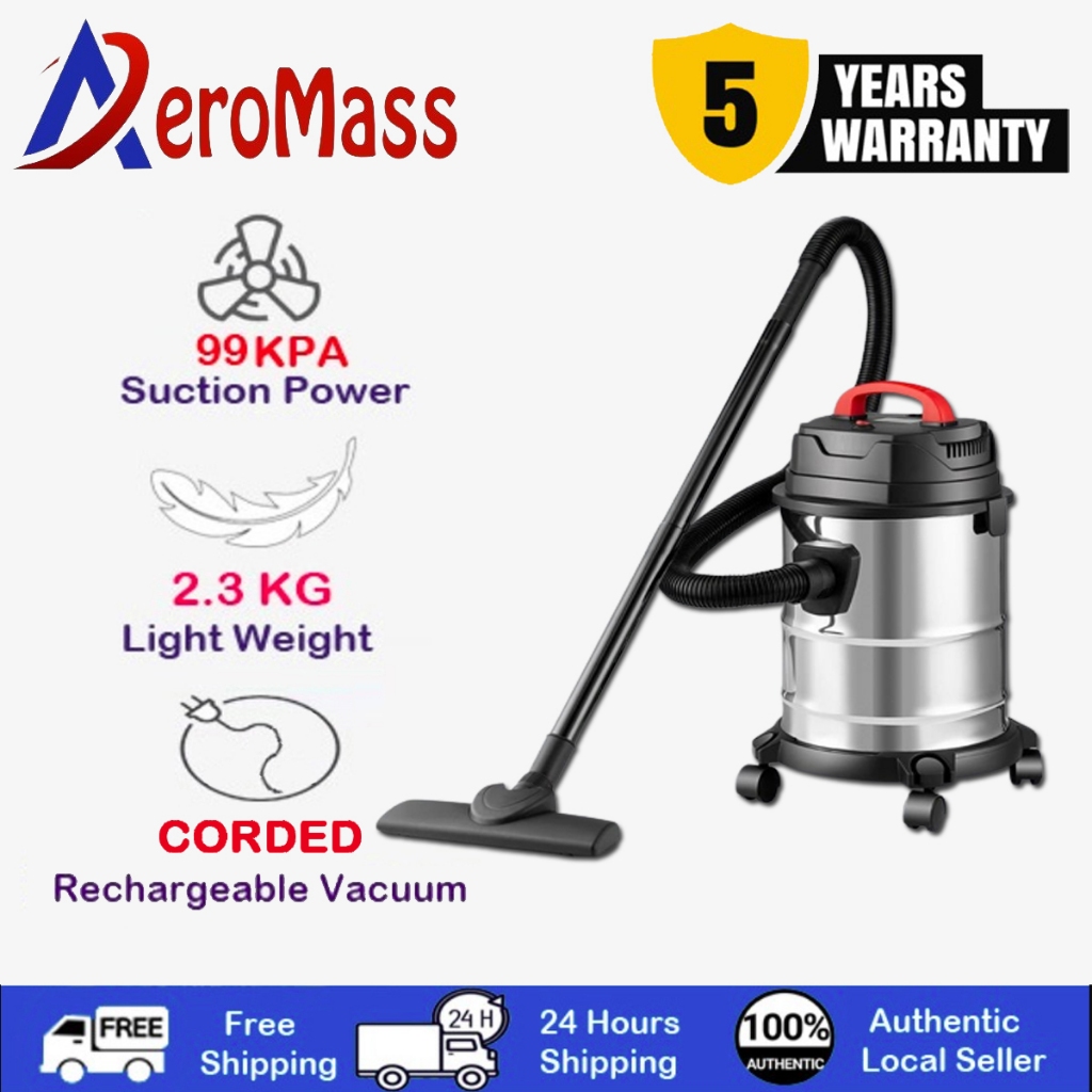 AeroMass 1800W Vacuum 3 In 1 Heavy Duty Stainless Steel Vacuum Cleaner ...