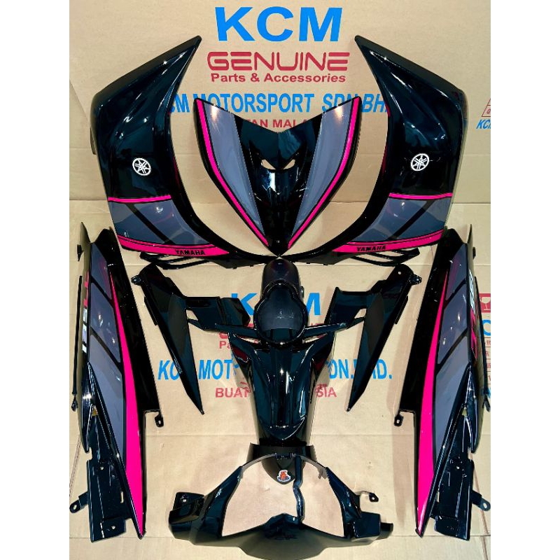 COVER SET MOTOR YAMAHA 135LC V3 PINK ENERGY DESIGN | Shopee Malaysia