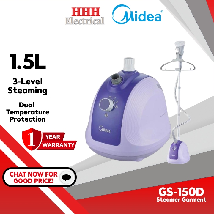 MIDEA GARMENT STEAMER GS-150D/GS150D | Shopee Malaysia