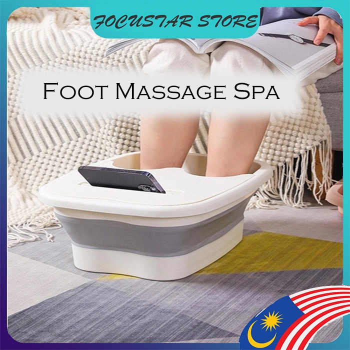 【Local Seller】Foot Massage Spa Therapy Detox Foot Bath Bucket ...