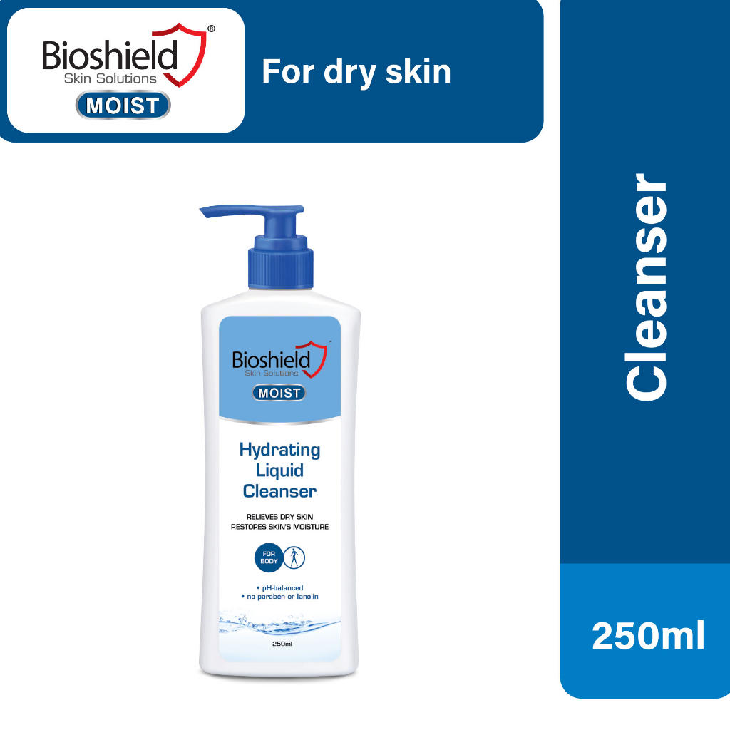 Bioshield Moist Hydrating Liquid Cleanser 250ml | Shopee Malaysia
