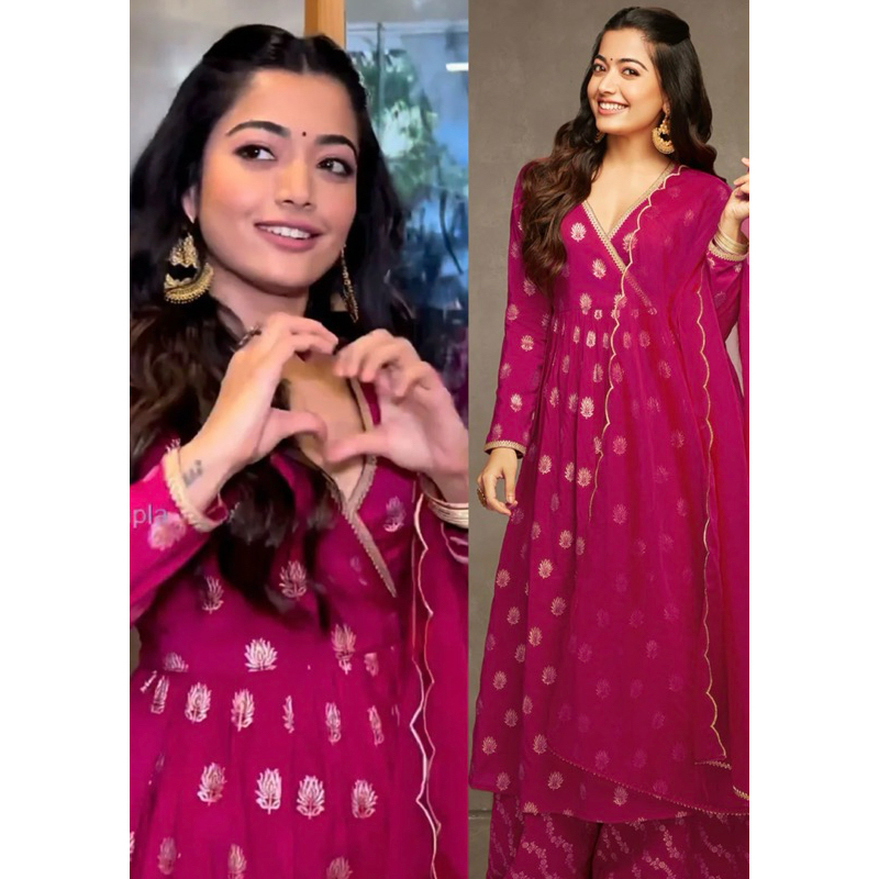 Rashmika Mandanna’s Designer Suit Designer Collection Janasya Premium ...