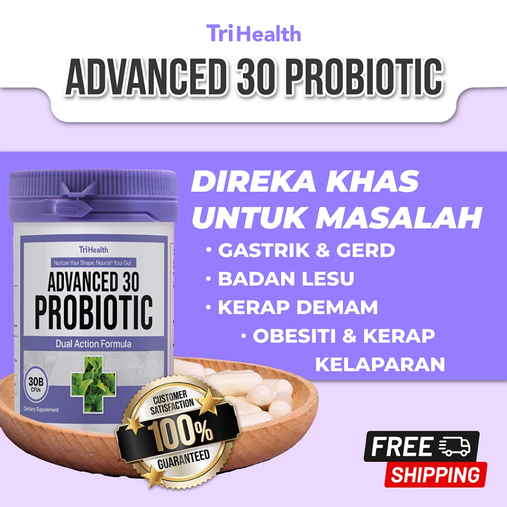 [PERCUMA POST🔥] ADVANCED 30 PROBIOTIC 🔥 | Shopee Malaysia