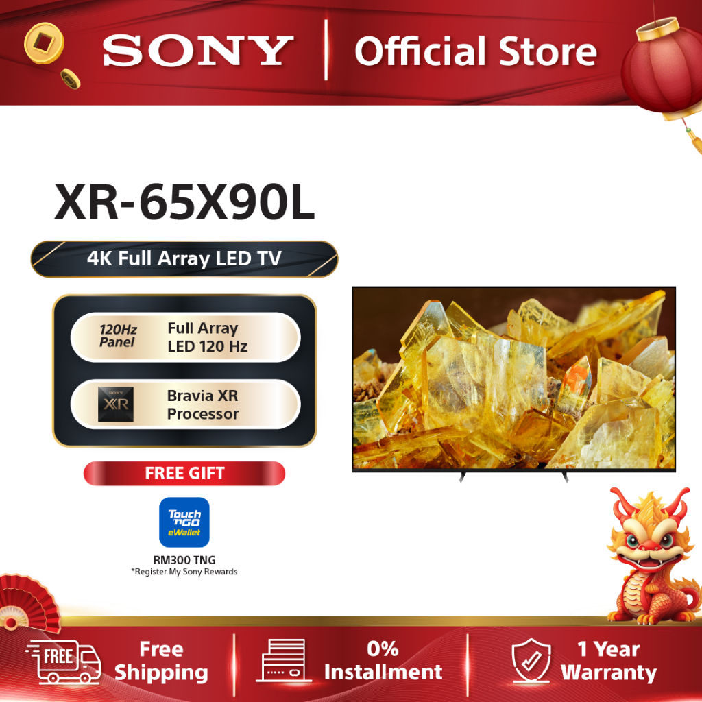 Sony 65"X90L | BRAVIA XR | Full Array LED | 4K Ultra HD | High Dynamic ...