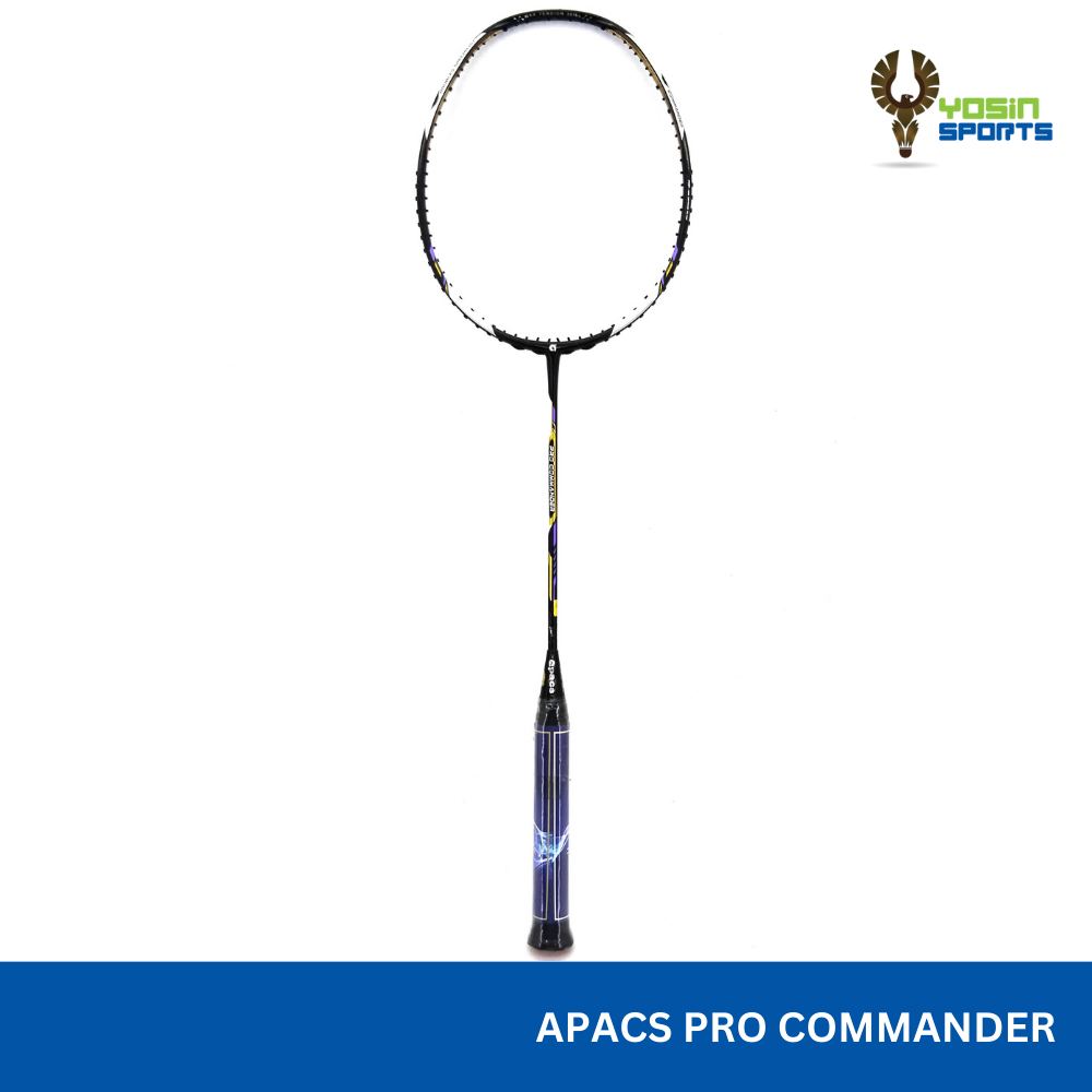 APACS PRO COMMANDER Badminton Racket + Free String & Grip (UNSTRUNG ...
