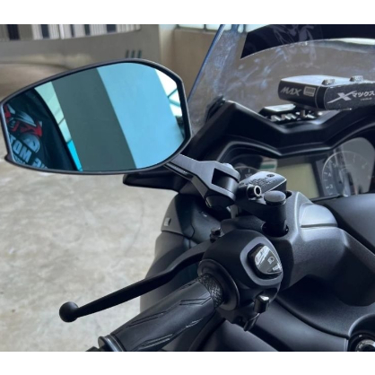 Universal Side Mirror Napoleon Blue Mirror Moped Kapcai Scooter Naked ...