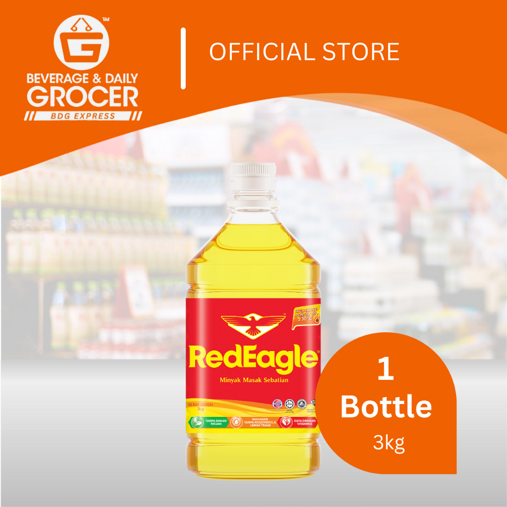 Red Eagle Cooking Oil 3kg (1 x 3kg) 1 Bottle | Shopee Malaysia