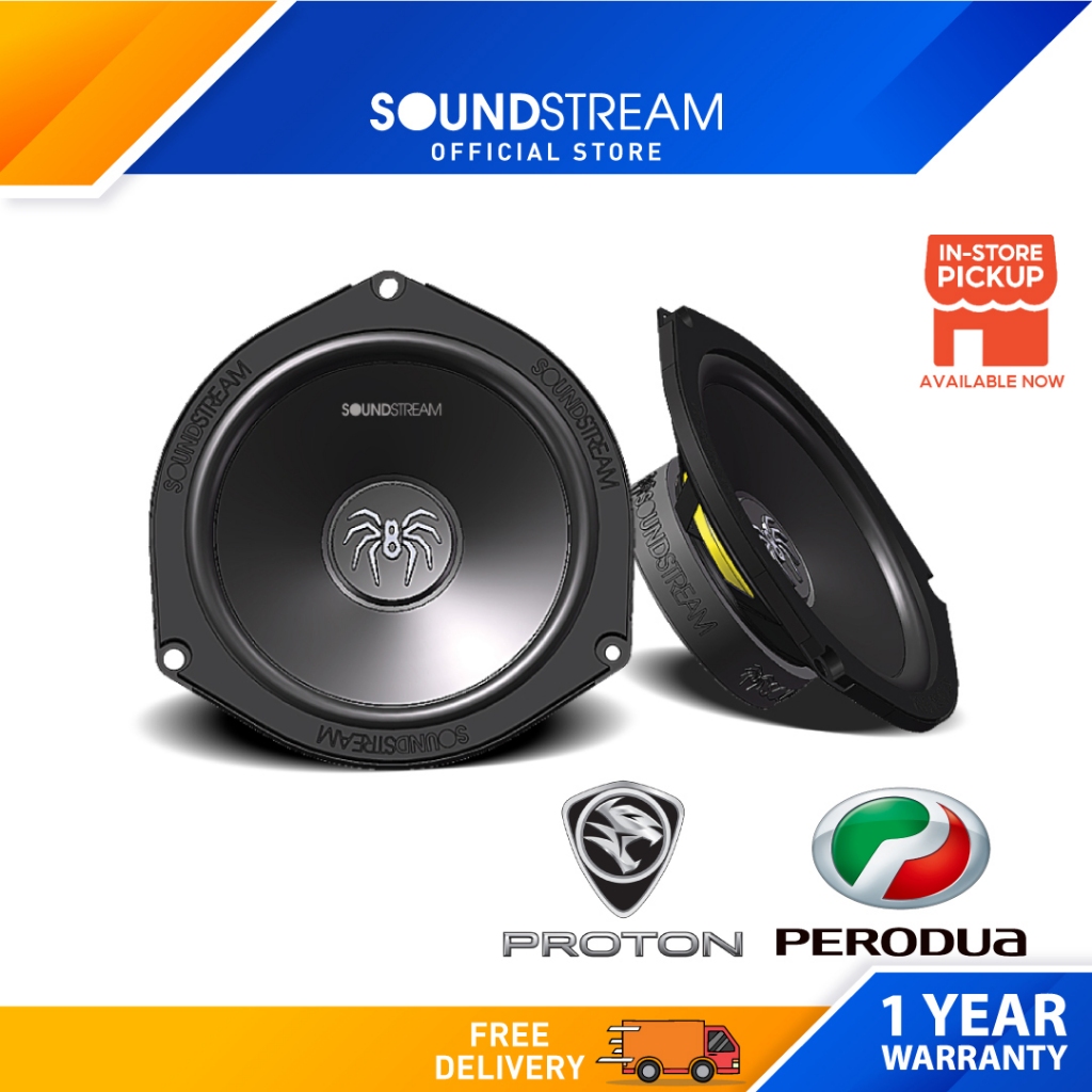SOUNDSTREAM VSP Black Series Midbass Plug & Play Speaker for Proton And ...