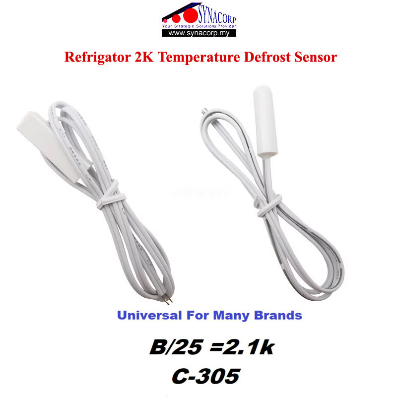 Universal Refrigerator Frezeer 2k Temperature Defrost Sensor Round Head ...