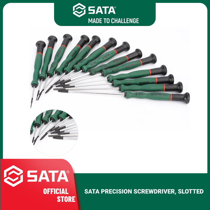 SATA PRECISION SCREWDRIVER, SLOTTED / SLOTTED TIPS SCREWDRIVER / LEPER ...
