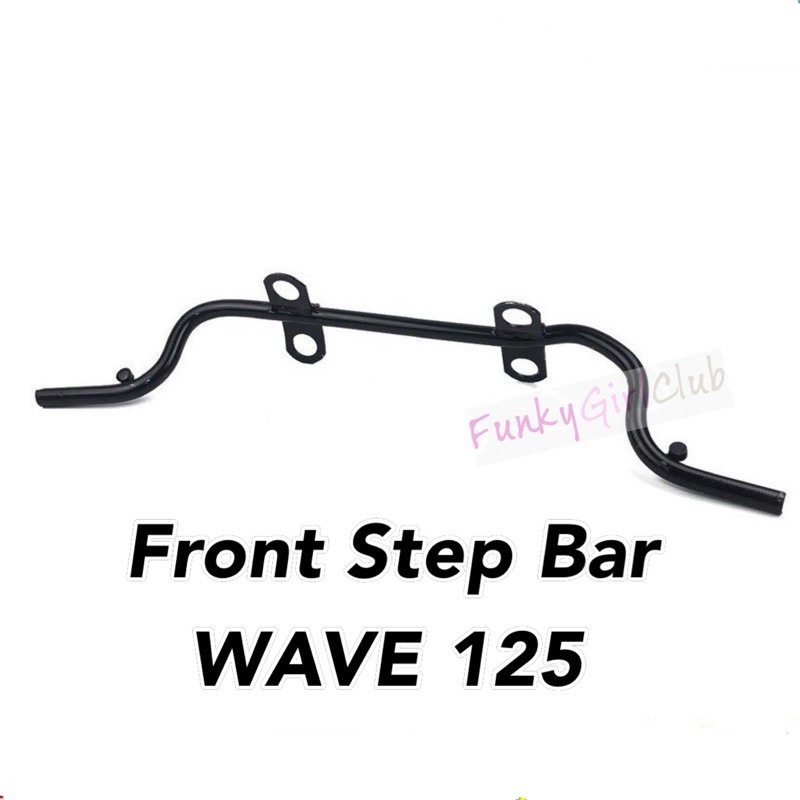 HONDA WAVE125 WAVE125S WAVE125X FRONT FOOTREST FOOT REST STEP BAR HEAVY ...