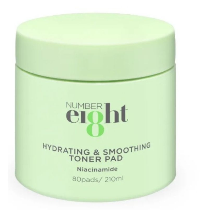 Number Ei8Ht Niacinamide Smoothing & Hydrating Toner Pad 80S | Shopee ...