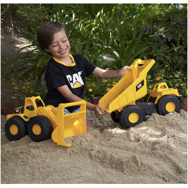 CatToysOfficial CAT Construction Tough Rigs Dump Truck & Loader Set ...