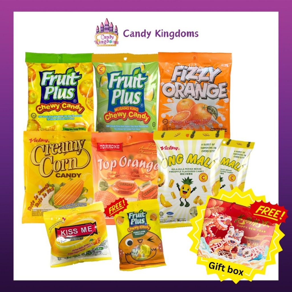 Bundles Box 8 Set Chewy Candy & Hard Candy (HALAL) | Shopee Malaysia
