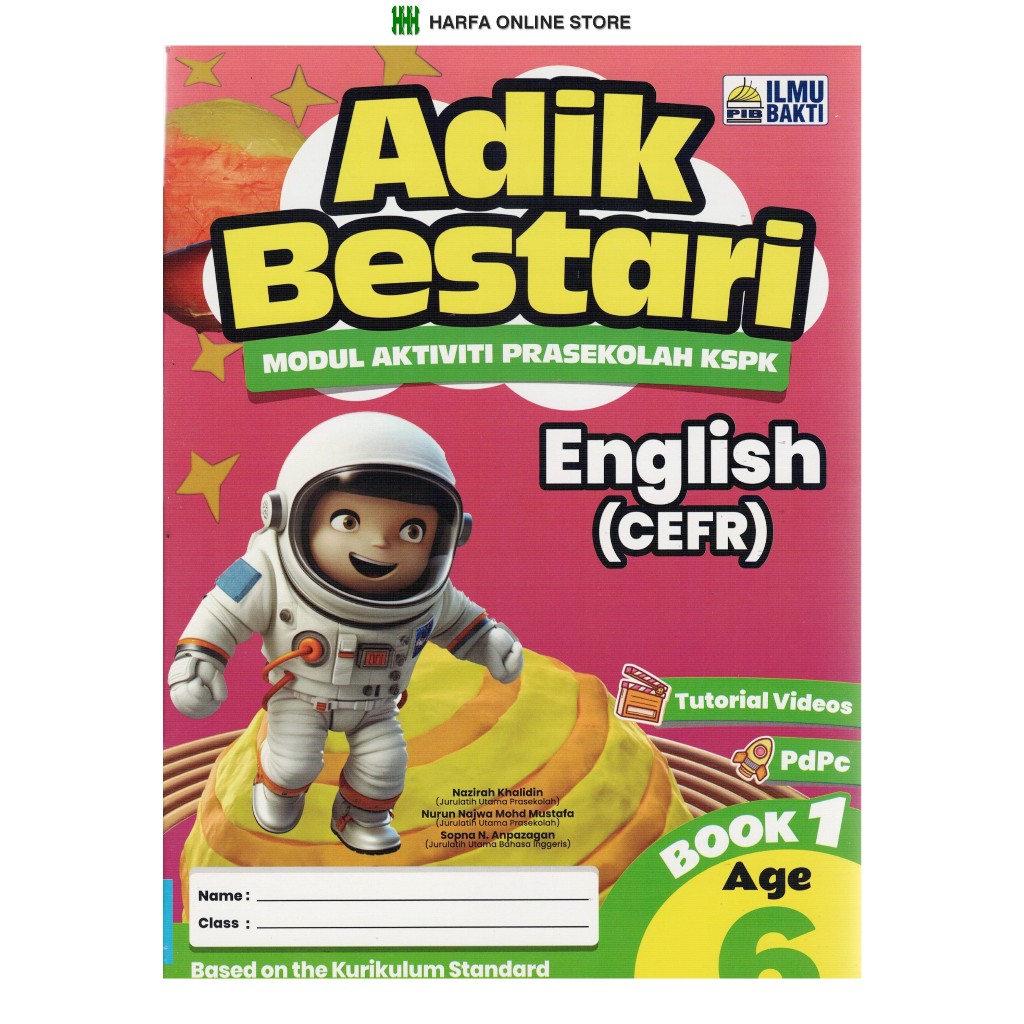 ADIK BESTARI MODUL AKTIVITI PRASEKOLAH KSPK ENGLISH ( CEFR ) BOOK 1 AGE ...