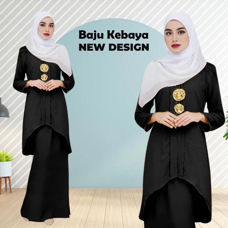 new design baju Muslimah kabaya(s-b Line) | Shopee Malaysia