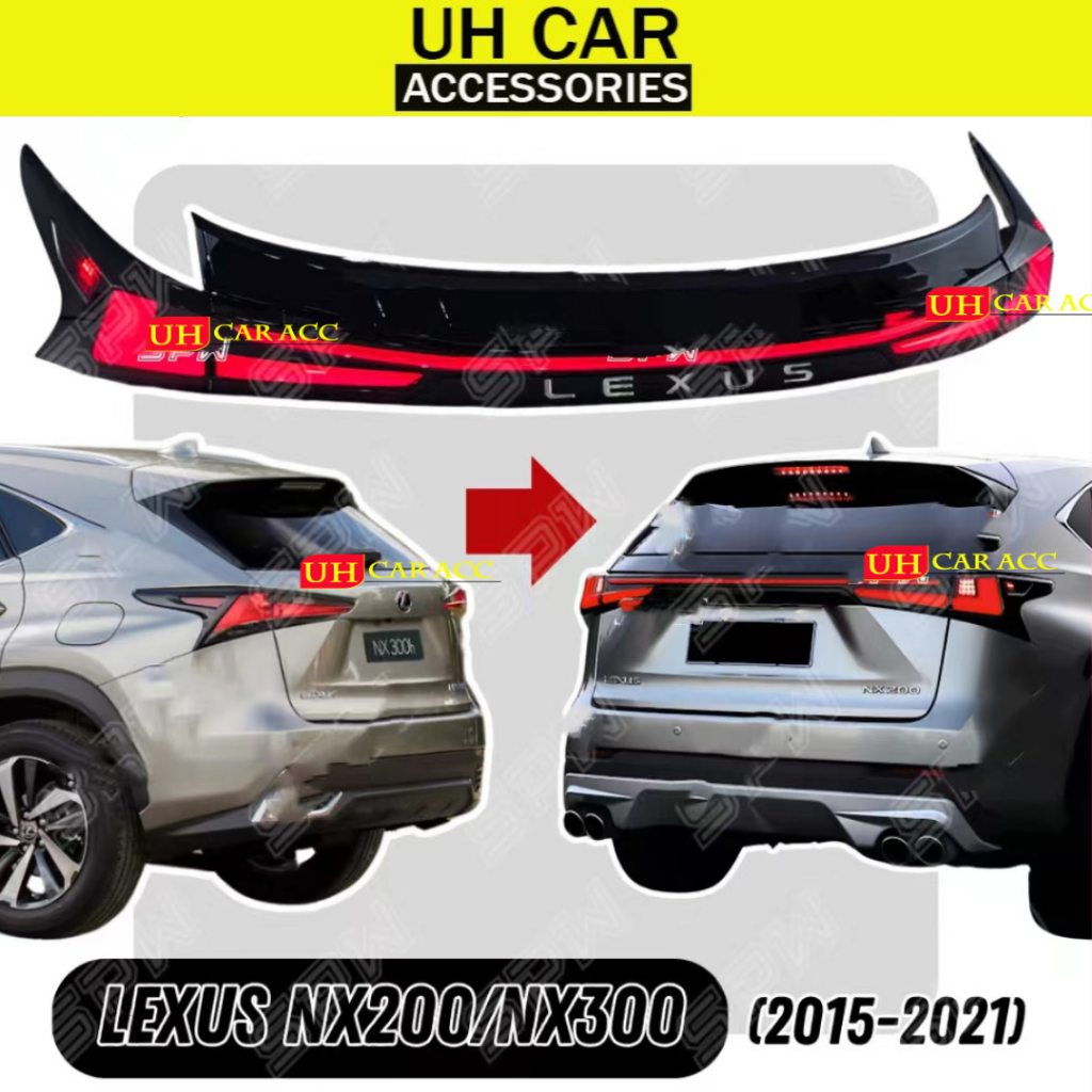 Lexus NX200 NX300 (2015-2021) LED Tail Lamp Tail Light Brake Light DRL ...