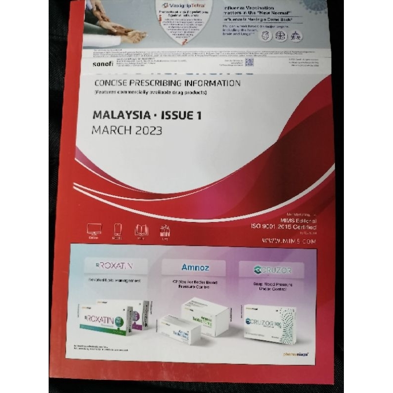 MIMS Drug Reference Malaysia Mar 2023 Issue 1 | Shopee Malaysia