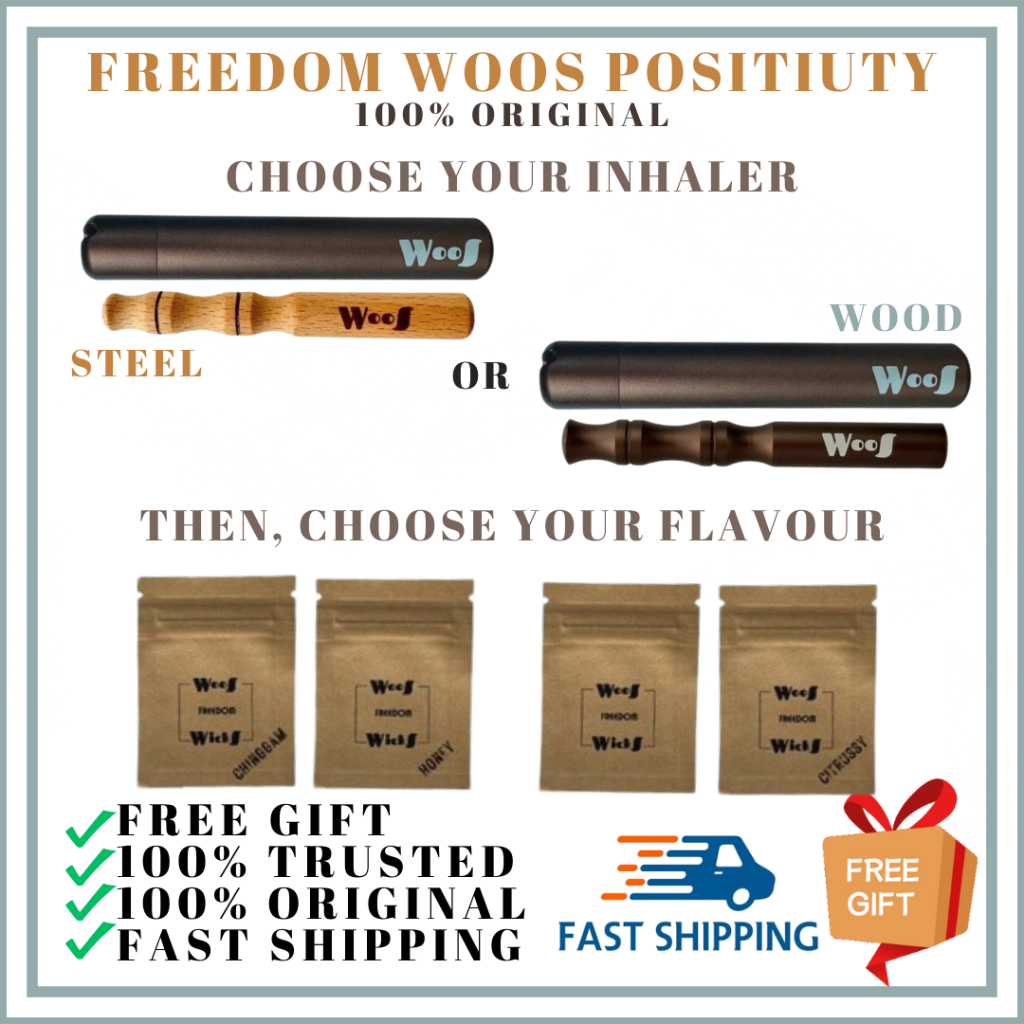 [100% ORIGINAL + READY STOCK] WOOS AROMATHERAPY INHALER BERHENTI ...