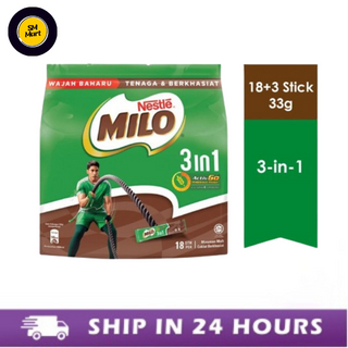 Nestle Milo 3in1 Active-Go FOC 3 Stick (18s/30s) | Shopee Malaysia
