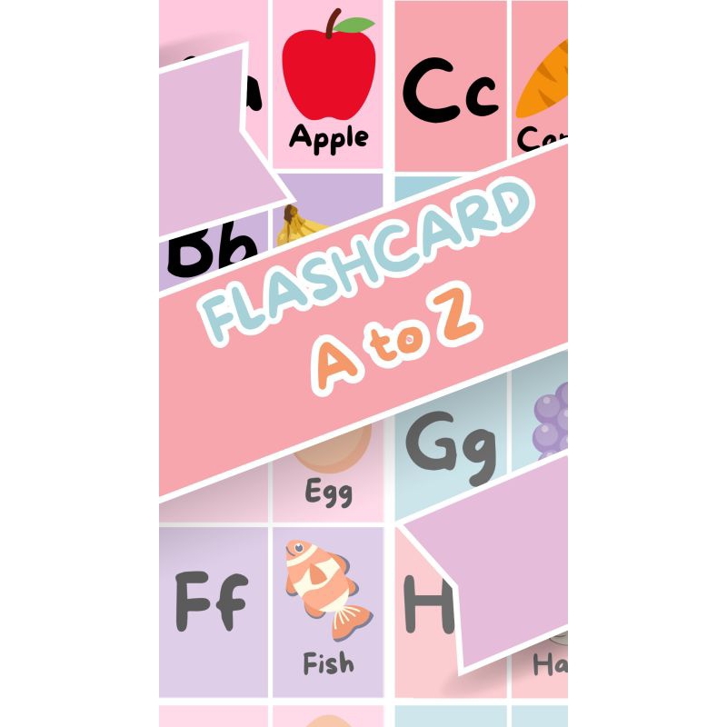 Flashcard ABC Flashcard for kids Flashcard Murah printable | Shopee ...