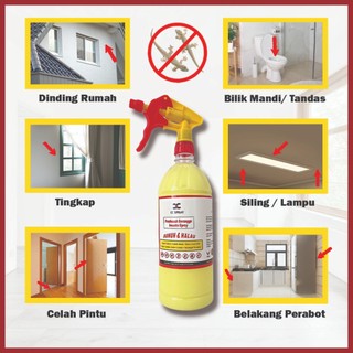 CC Lizard Repellent Lizard Killer Spray Cicak Killer Serangga Spray ...