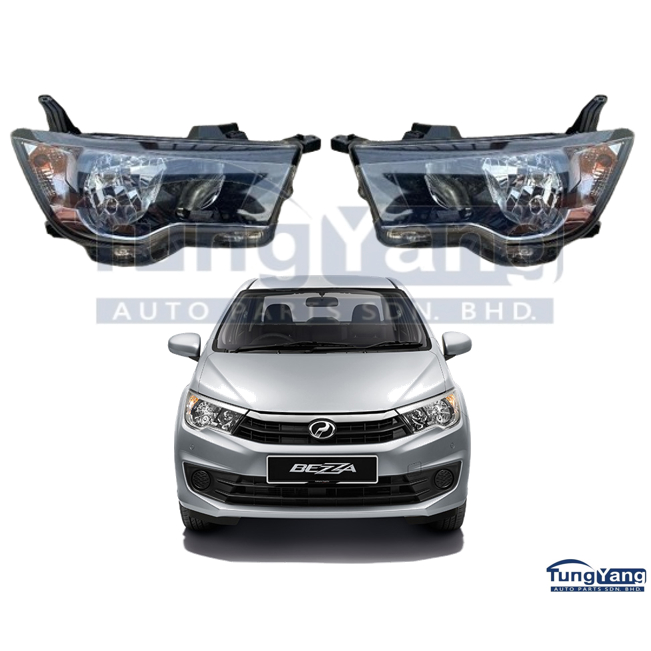 PERODUA BEZZA 2016 HEAD LAMP / LAMPU BESAR PERODUA BEZZA 2016 | Shopee ...