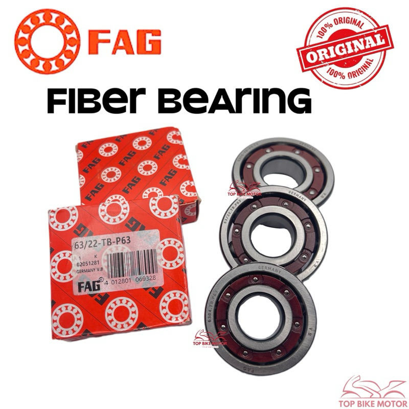 FAG FIBER BEARING RACING BEARING 6205 / 6304 / 6305 / 6322 BEARING ...