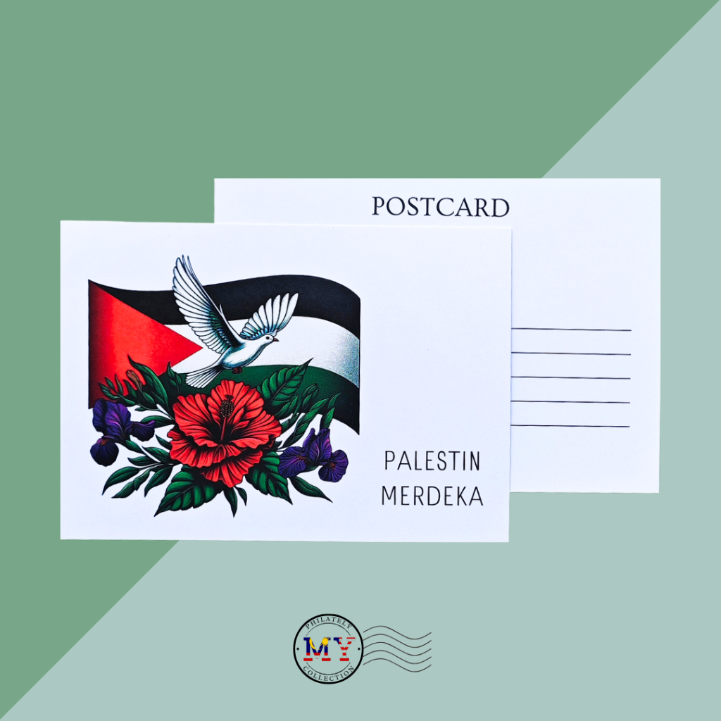 Postcard Free Palestine Poskad Palestin Merdeka 明信片巴勒斯坦独立 | Shopee Malaysia