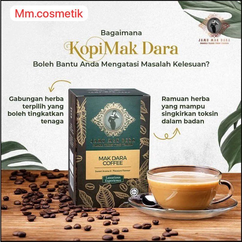 Kopi Mak Dara Herbal Coffee Mak Dara 25gx5 Sachet Shopee Malaysia