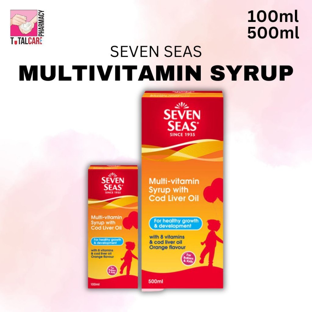 SEVENSEAS MULTIVITAMIN SYRUP WITH COD LIVER 100ML TAMBAH TENAGA DAN ...