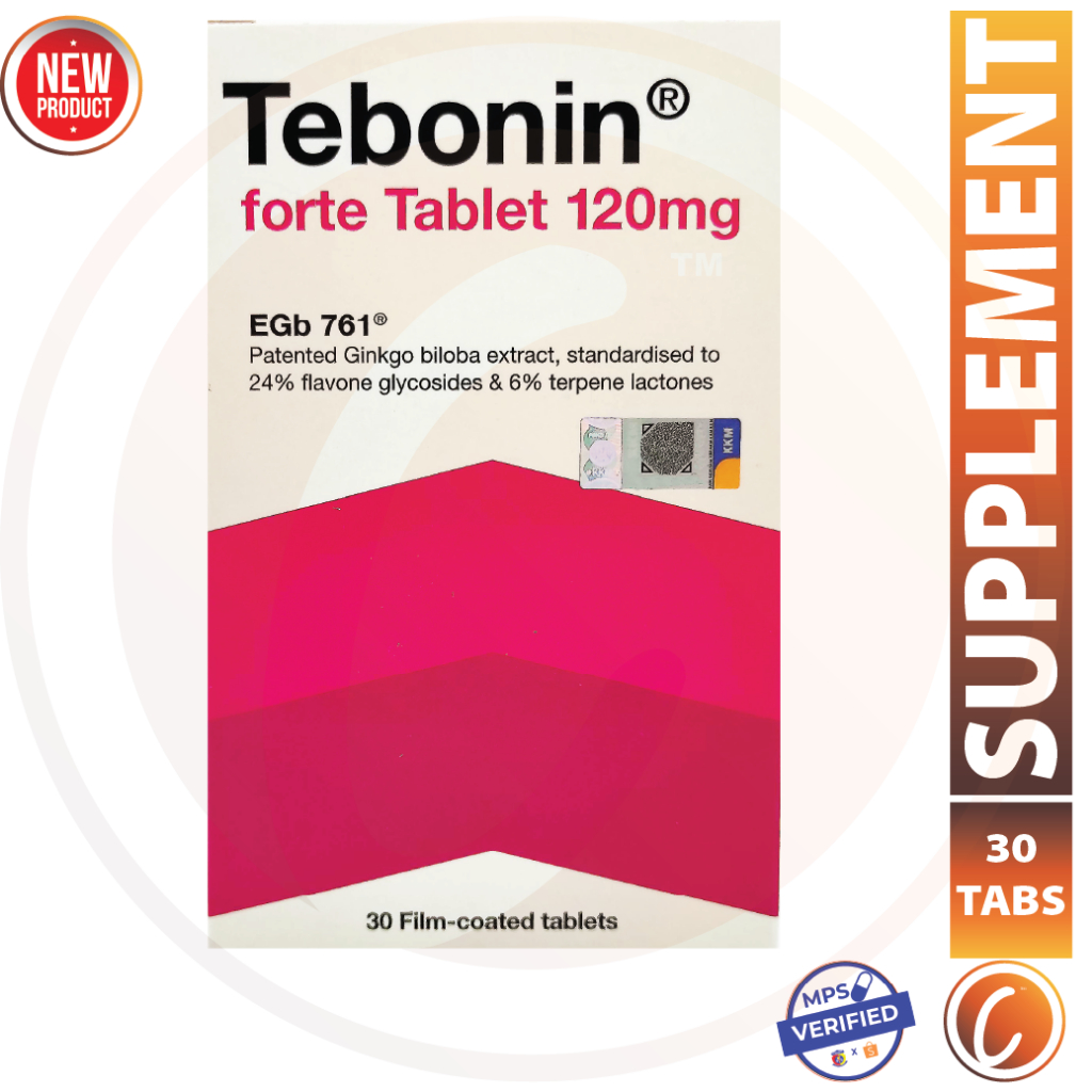 [EXPIRY 12/2027] SCHWABEPHARMA Tebonin® Forte 120mg EGb761® Ginkgo ...