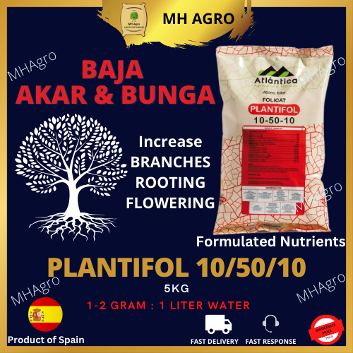 Plantifol 10/50/10 (5KG) Foliar Fertilizers Atlantika Agricola | Shopee ...