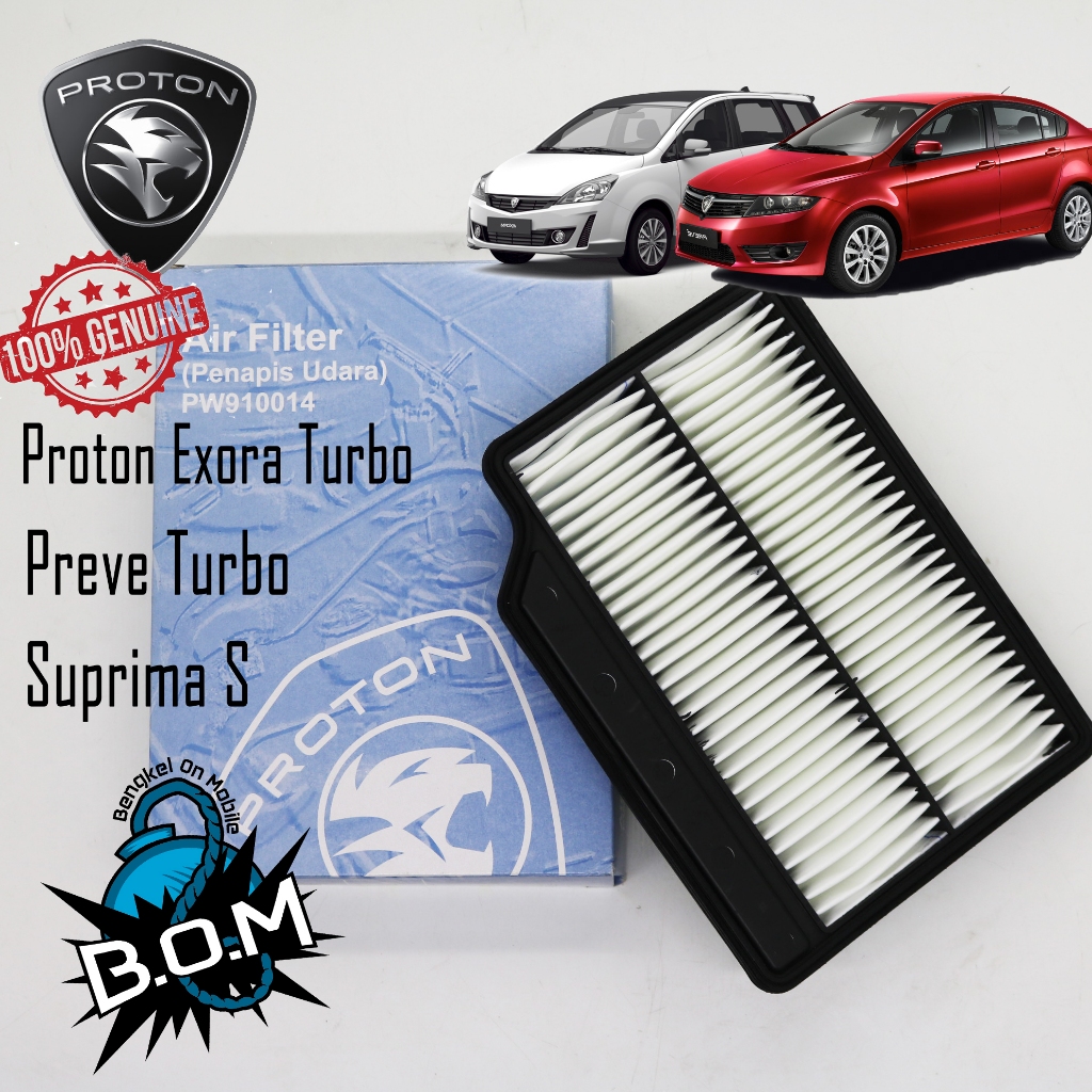 PROTON Original Air Filter For Exora Turbo , Preve Turbo ,Suprima S ...