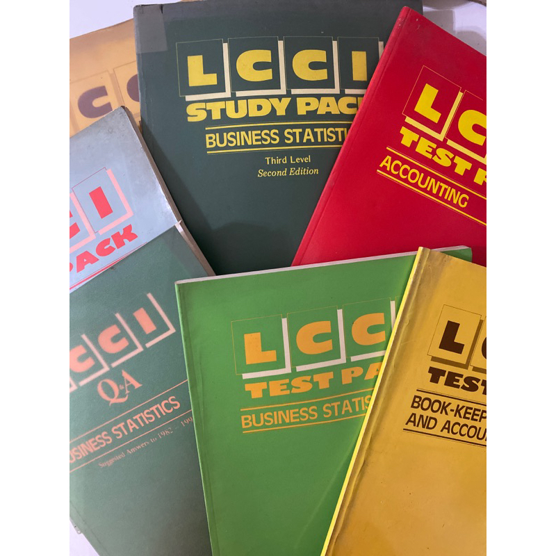 LCCI QA / Study or Test Pack (2nd hand book) | Shopee Malaysia