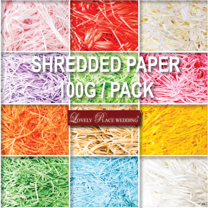 100g Shredded Paper / Cebisan Kertas Hiasan / 100G each pack | Shopee ...