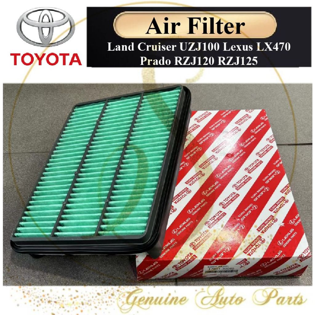 (100% ORIGINAL) TOYOTA Air Filter Lexus LX470 Toyota Land Cruiser ...