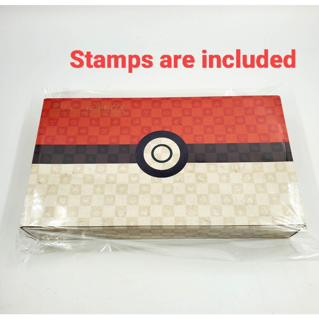 【Ready Stock】 Pokemon Stamp Box Card Game Full Set Japan Post Stamps ...
