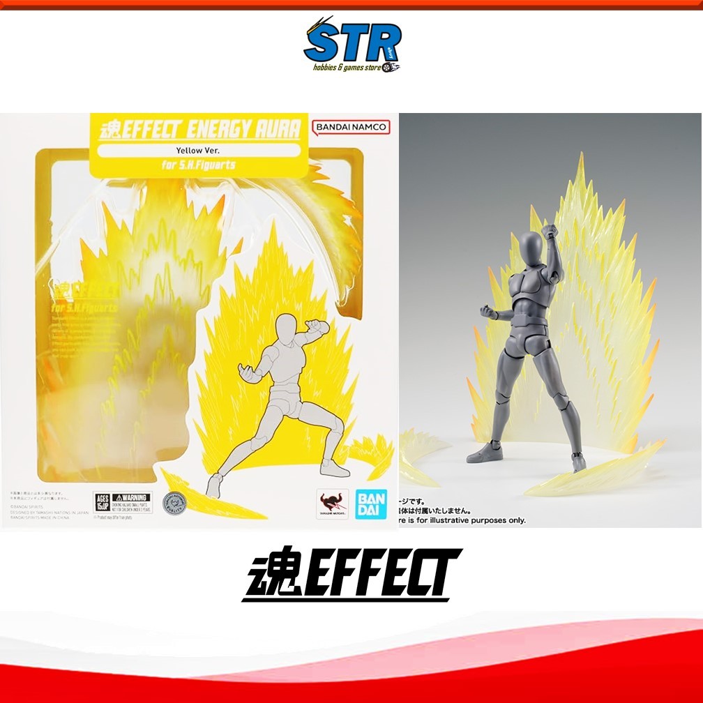 BANDAI SHF TAMASHII EFFECT Series ENERGY AURA Yellow Ver. | Shopee Malaysia