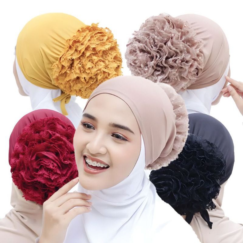PREMIUM SANGGUL TURKEY (Anak tudung sanggul LACE che ta) SANGGUL TURKI ...