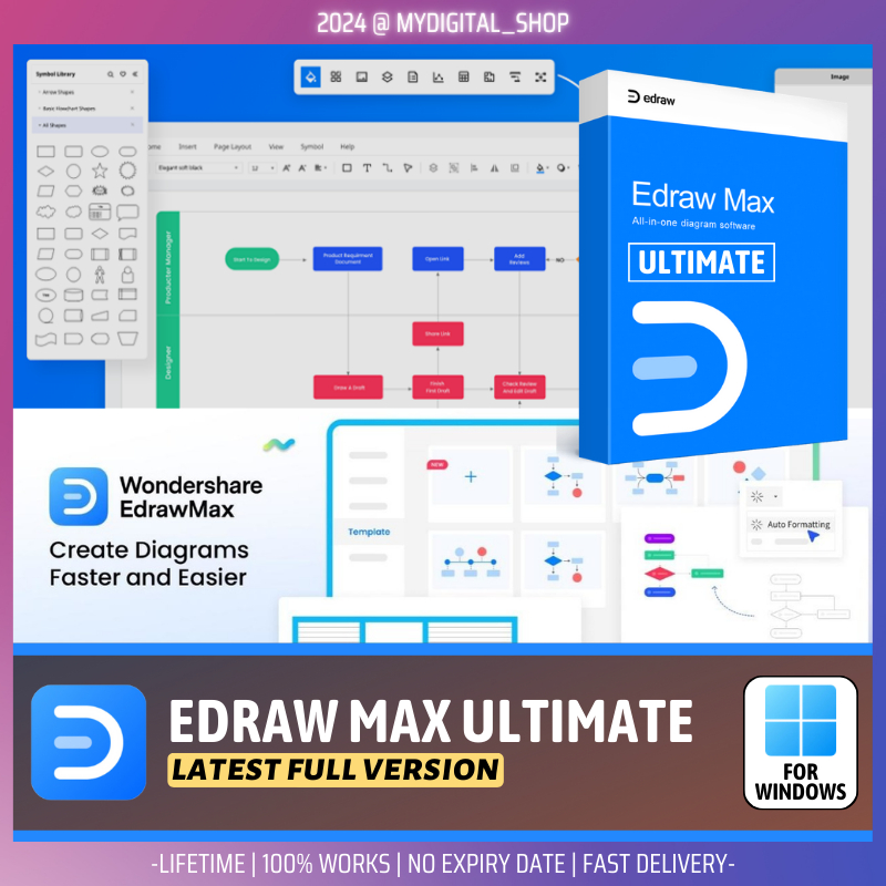 [Windows] Edraw Max Ultimate 2024 v14.0 | Best Diagram Tool | Full Version | Lifetime 100% Works ...