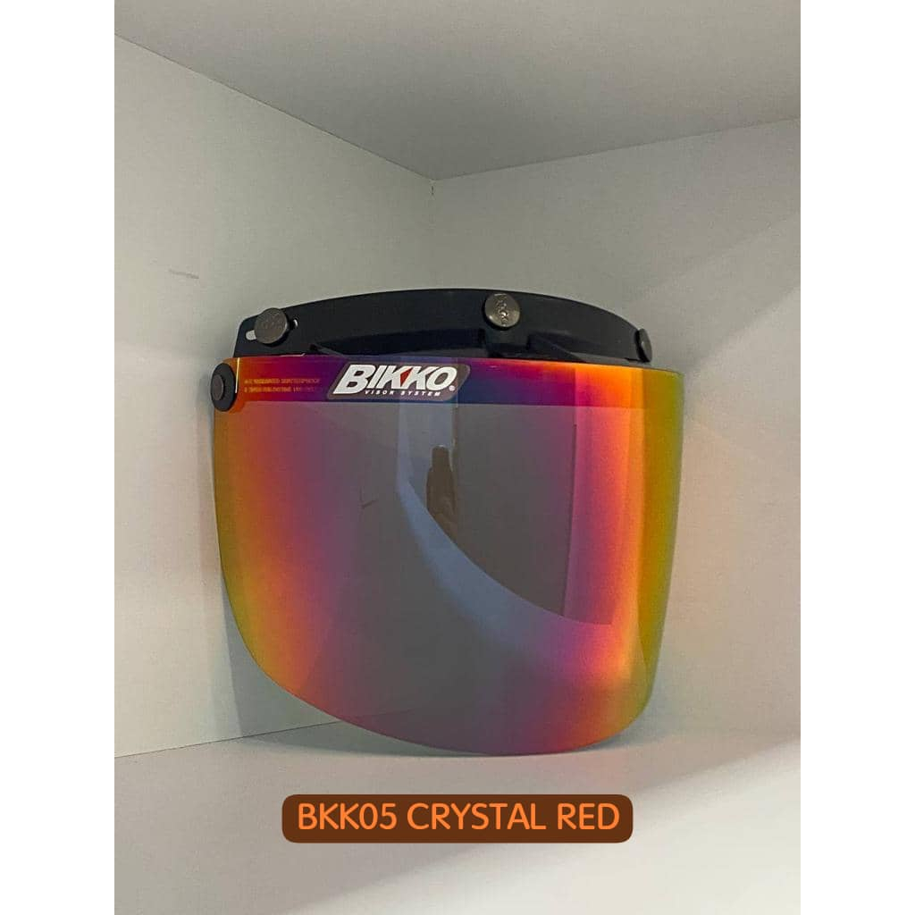 BOGO Visor 3 Button BG05 BG25 BO GO Bikko helmet SGV MS88 MAGNUM ARC ...