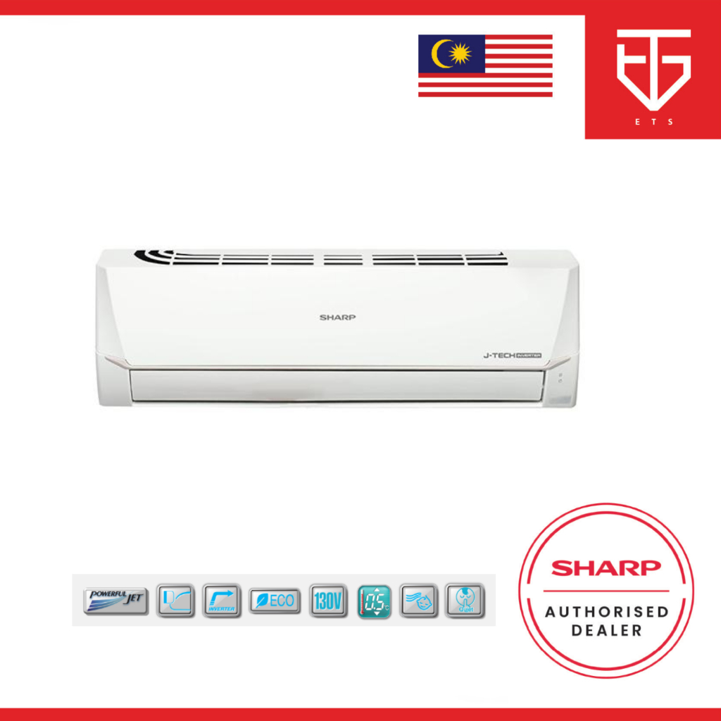 Sharp J- Tech Inverter Air Conditioner - AHX18VED | Shopee Malaysia