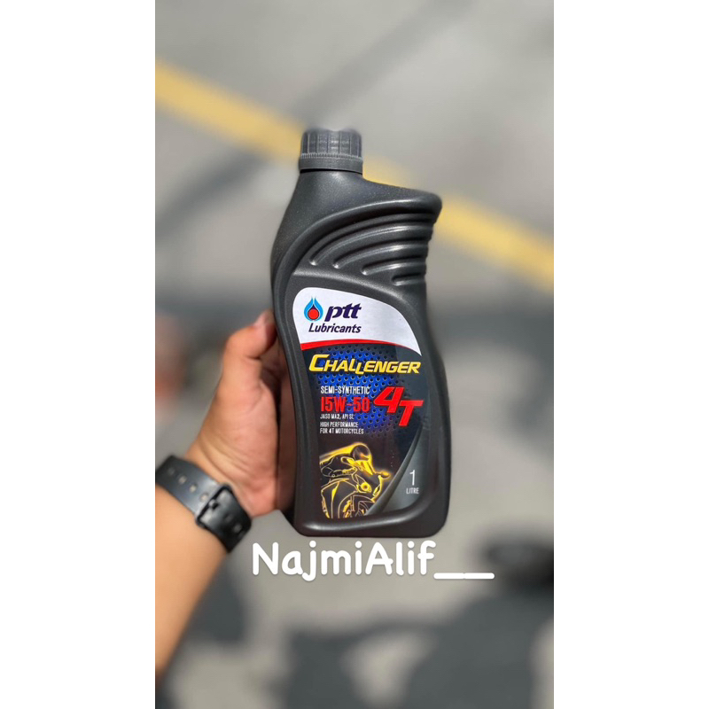 4T PTT LUBRICANTS CHALLENGER 15W50 SEMI SYNTHETIC | Shopee Malaysia