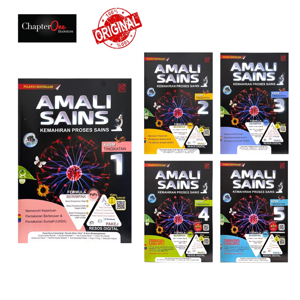 [Pelangi] Amali Sains | Kemahiran Proses Sains KSSM | Tingkatan 1. 2. 3 ...