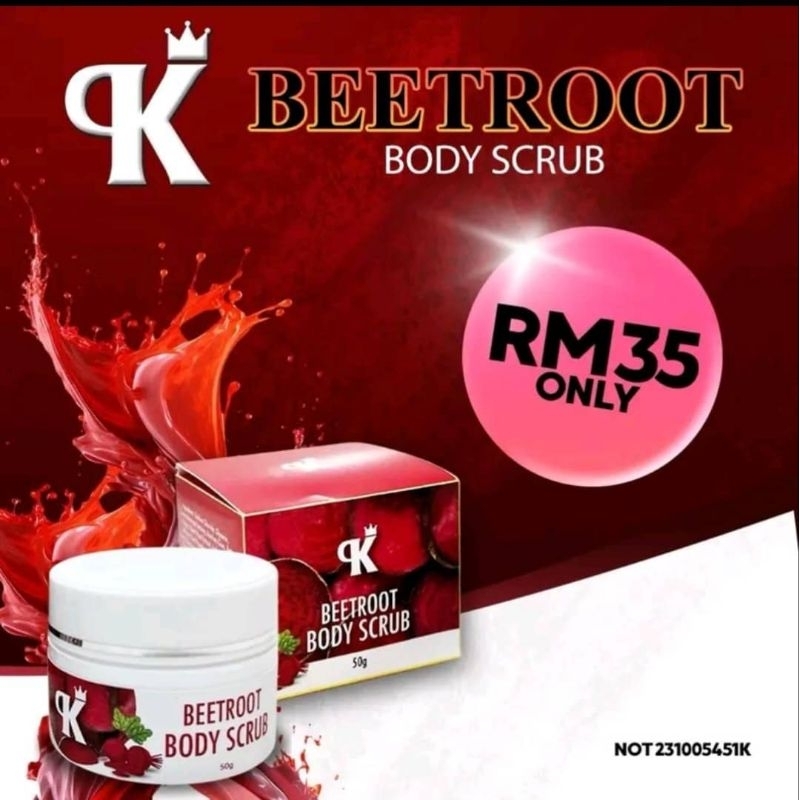 PK BEETROOT SCRUB (FACE AND BODY) | Shopee Malaysia