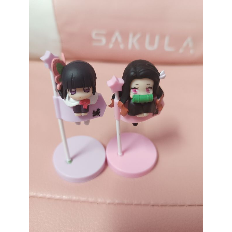 Demon Slayer Stasto Decora Pic Stasto Figure Mini Flag Nezuko Kanao ...